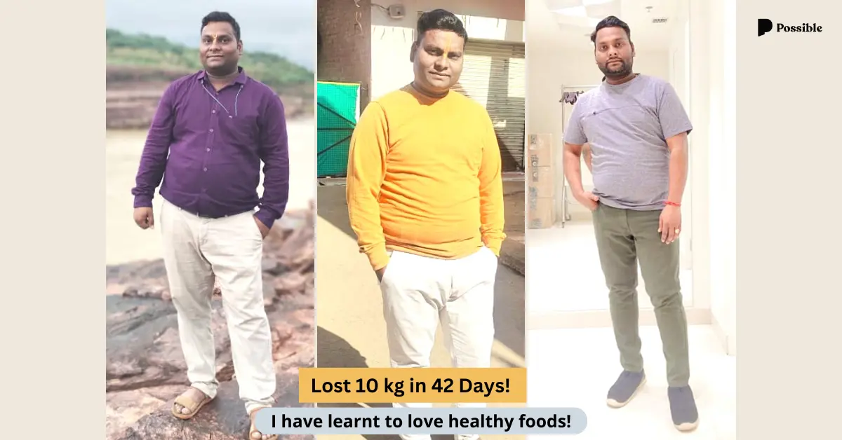 Dinesh Kushwaha Lost 10 Kgs In 42 Days Possible