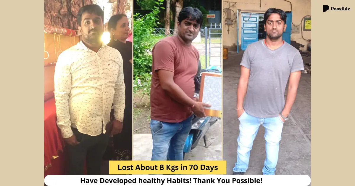 Pintu Kumar - Lost 8 Kgs in 70 Days! - Possible