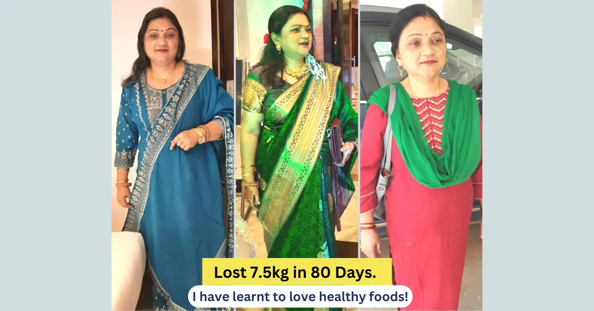 Mamta Verma Lost 7.5 Kg In 2.5 Months & Managed Diabetes And ...
