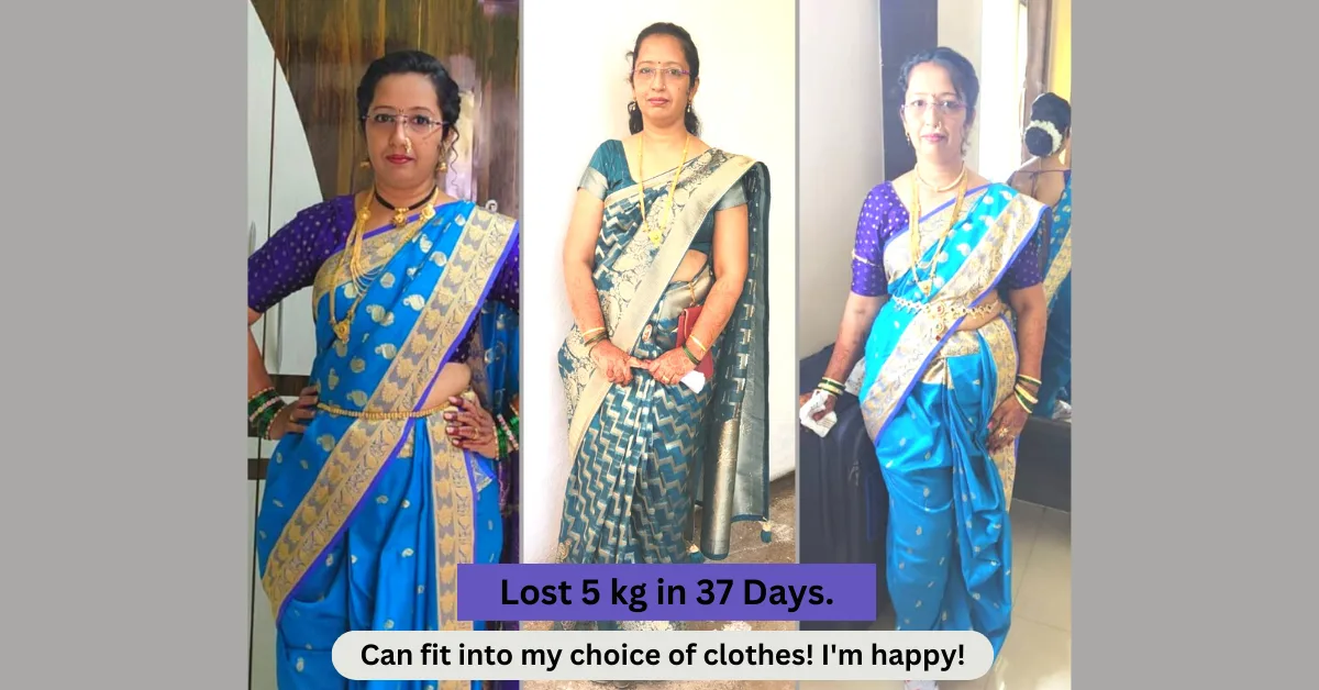 Vaishali Shimpi Lost 5 kg in 37 Days! - Possible